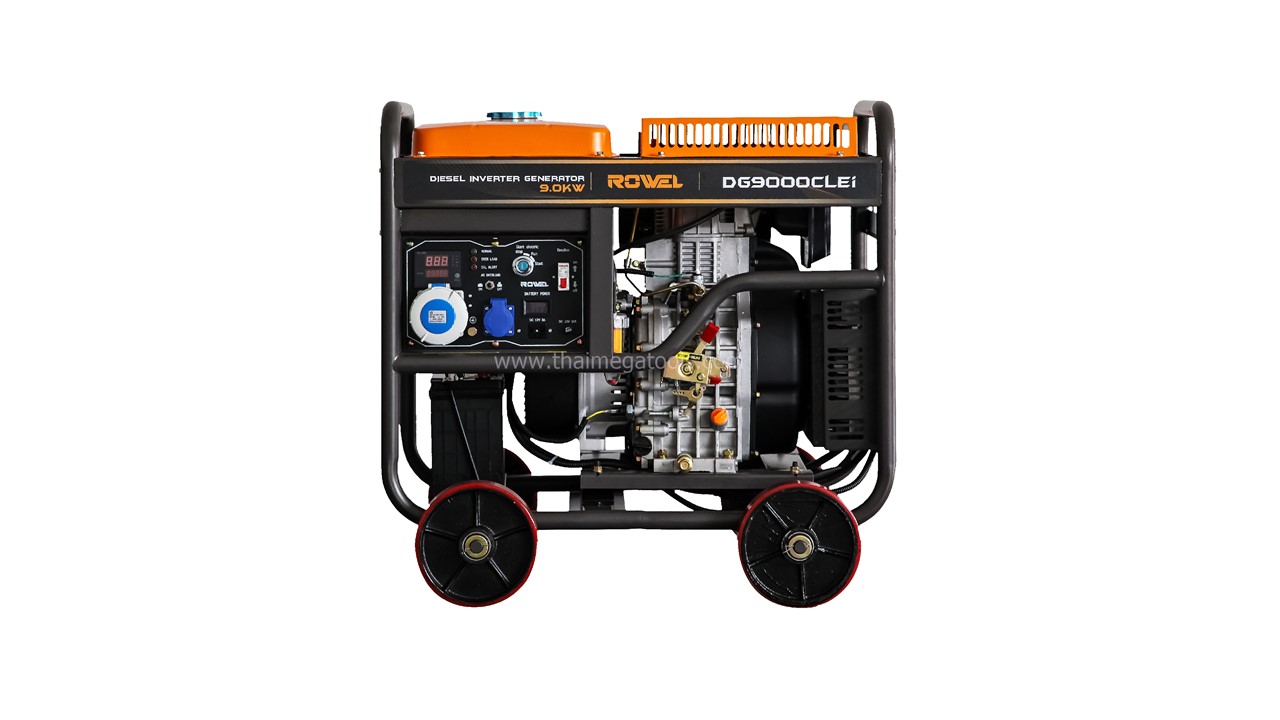 ROWEL DG9000CLEi เครื่องปั่นไฟดีเซลระบบอินเวอร์เตอร์ 9 KW ราคาถูก