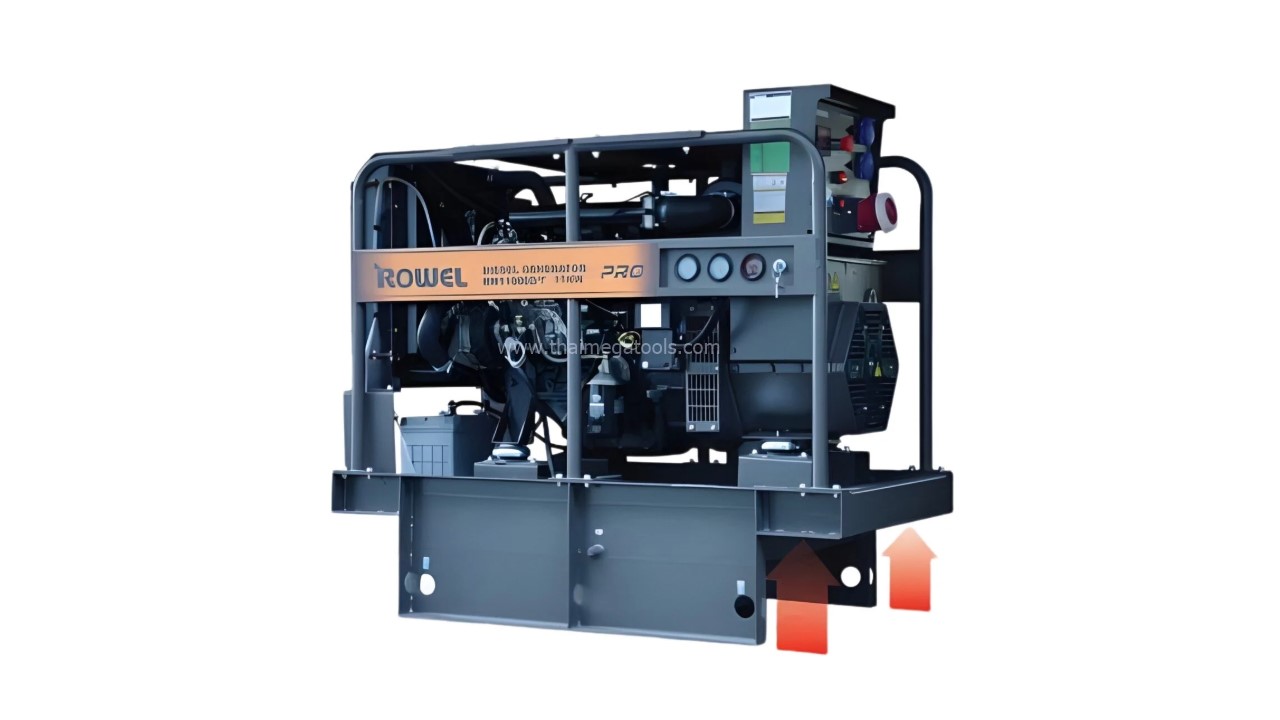 ROWEL RW11000D/T เครื่องปั่นไฟดีเซล 11KW แข็งแรง ราคาพิเศษ